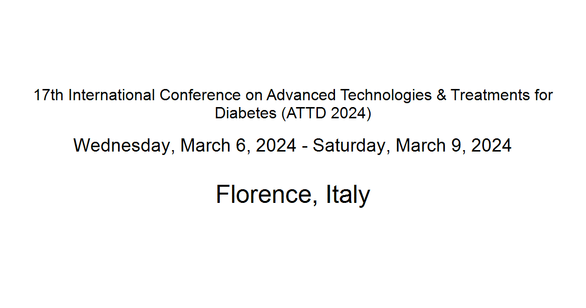 17th International Conference on Advanced Technologies & Treatments for ...