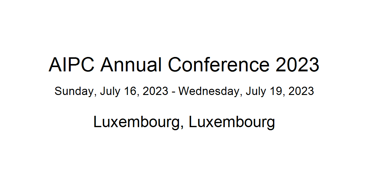 AIPC Annual Conference 2023